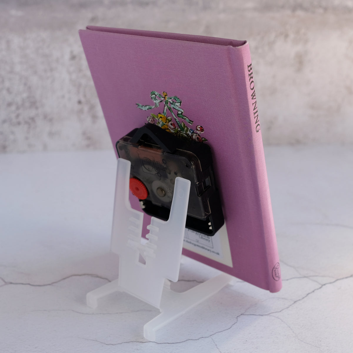 Robert Browning poetry book clock. – The Forgotten Library